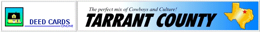 Tarrant County Tax Deed Card Search